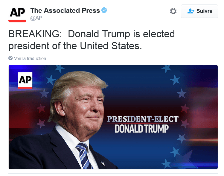 Donald Trump est élu président des États-Unis - Major Prépa