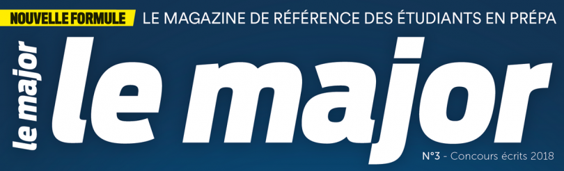 Choisis la prochaine maquette du magazine Le Major - Major Prépa