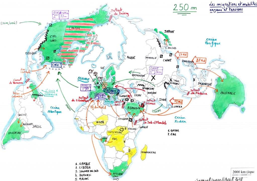 Les migrations et mobilités dans le monde : enjeux et tensions - Major ...