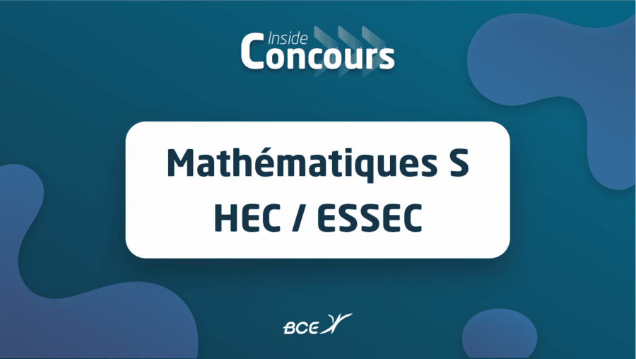 Maths I approfondies HEC / ESSEC 2023 - Sujet - Major Prépa