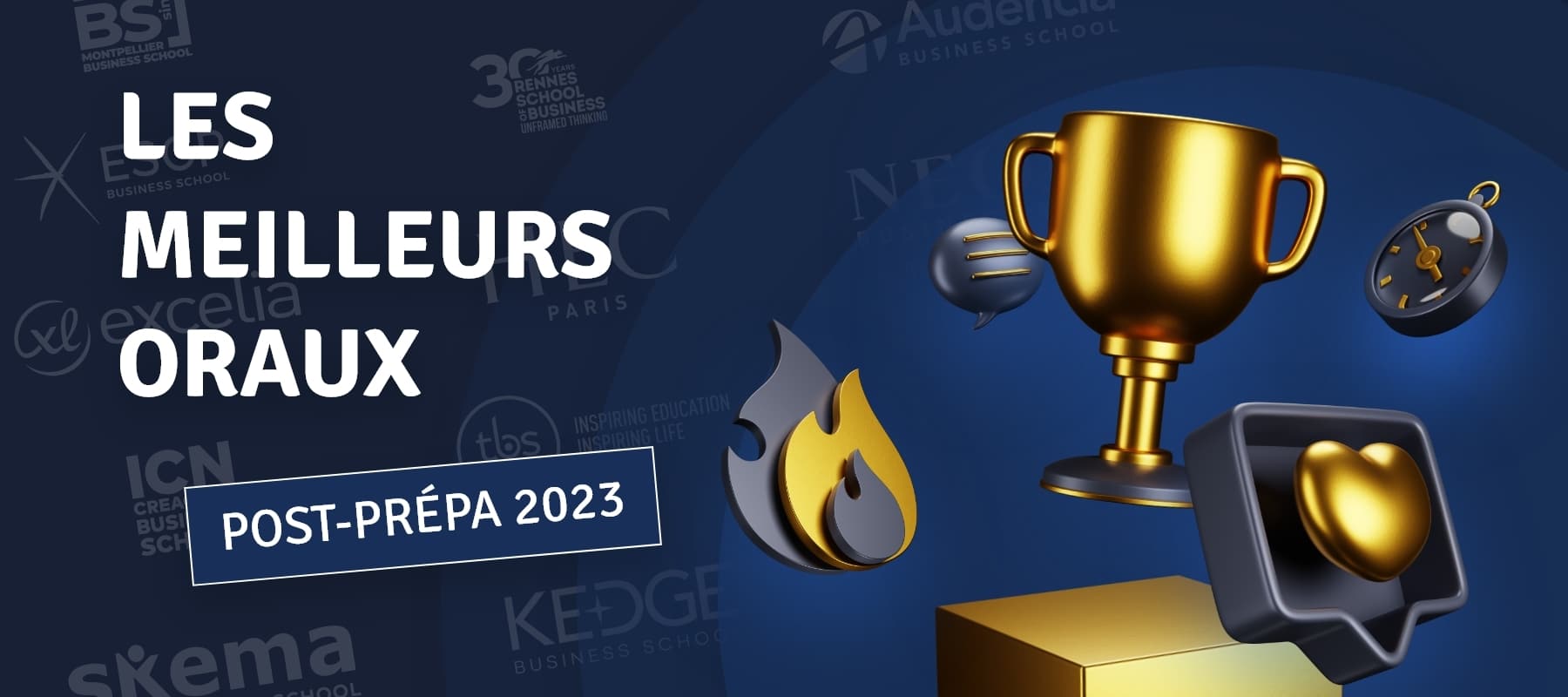 Le classement du concours des meilleurs oraux 2023 - Major Prépa