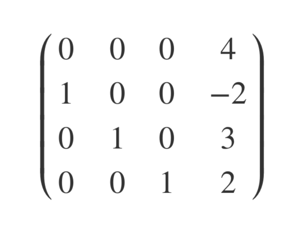 Matrice compagnon : définition, exemple, propriétés - Major Prépa