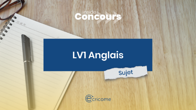 LV1 Anglais Ecricome 2023 - Sujet - Major Prépa