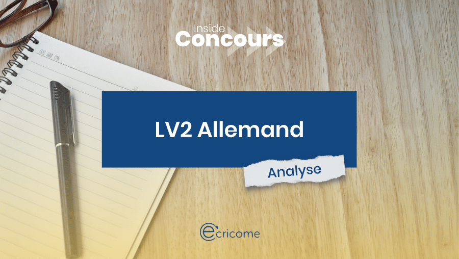 LV2 Allemand ECRICOME 2024 - Sujet - Major Prépa