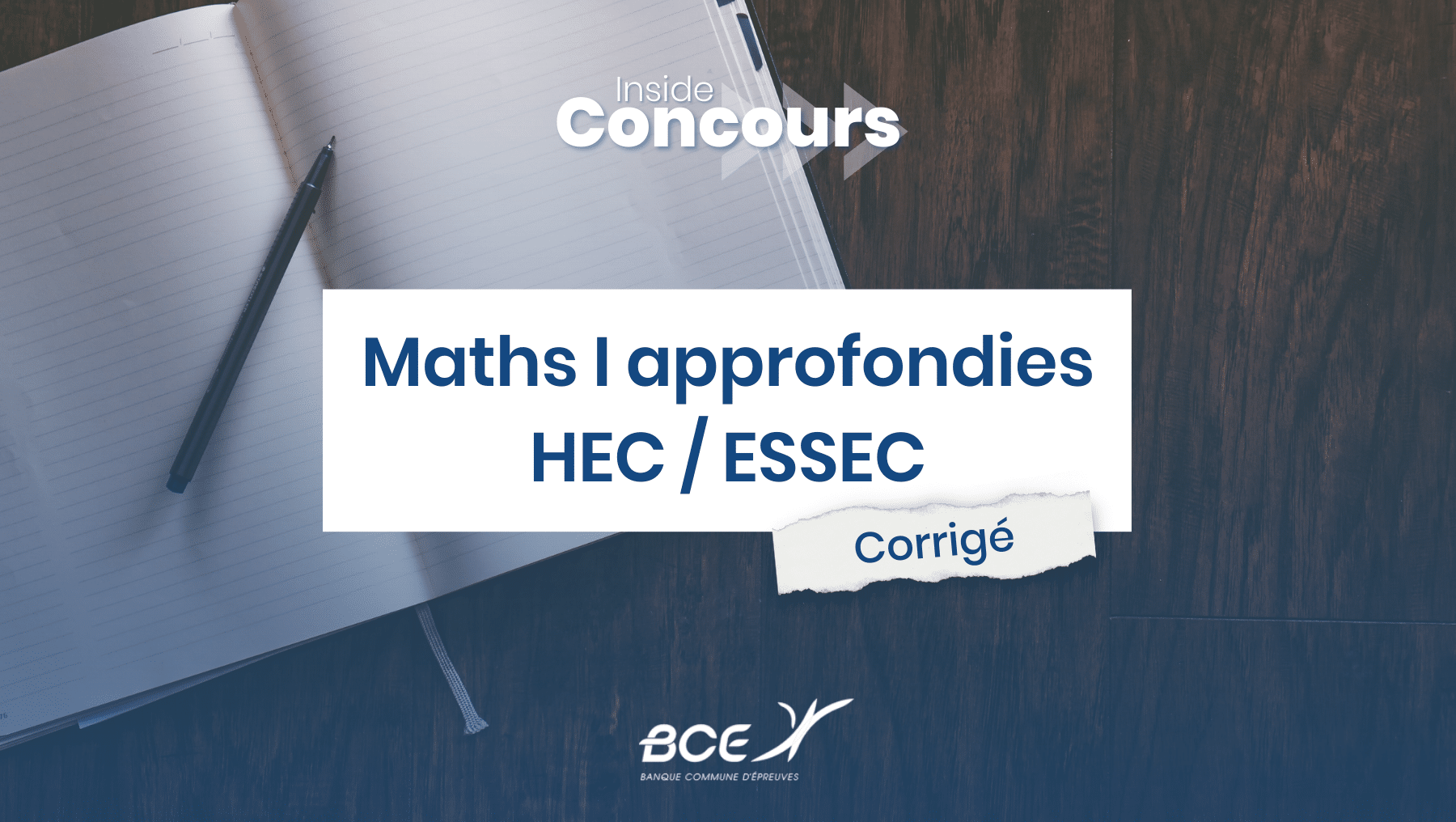 Corrigé maths 1 approfondies HEC ESSEC 2023 - Major Prépa