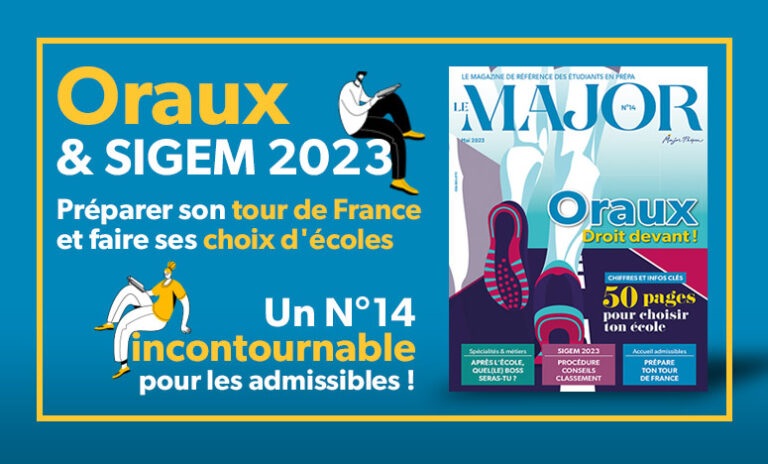 Le Major n°14, spécial oraux et SIGEM 2023 est en ligne