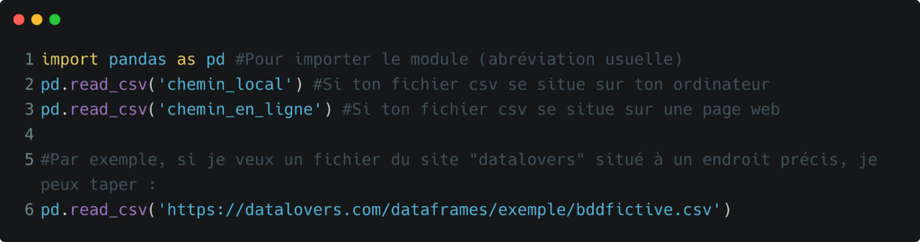 Python : les bases du module Pandas - Major Prépa