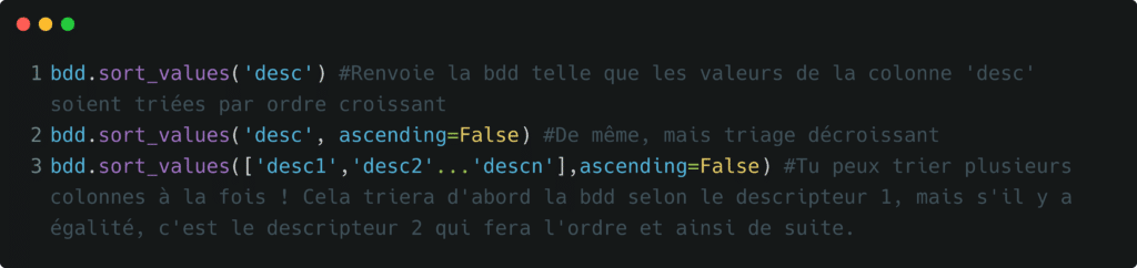 Python : les bases du module Pandas - Major Prépa