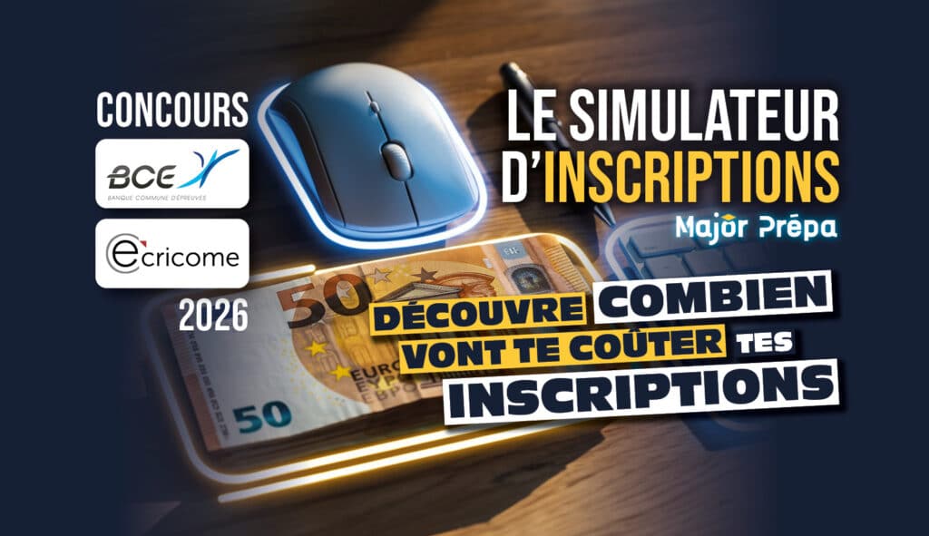 Inscriptions aux concours - Major Prépa