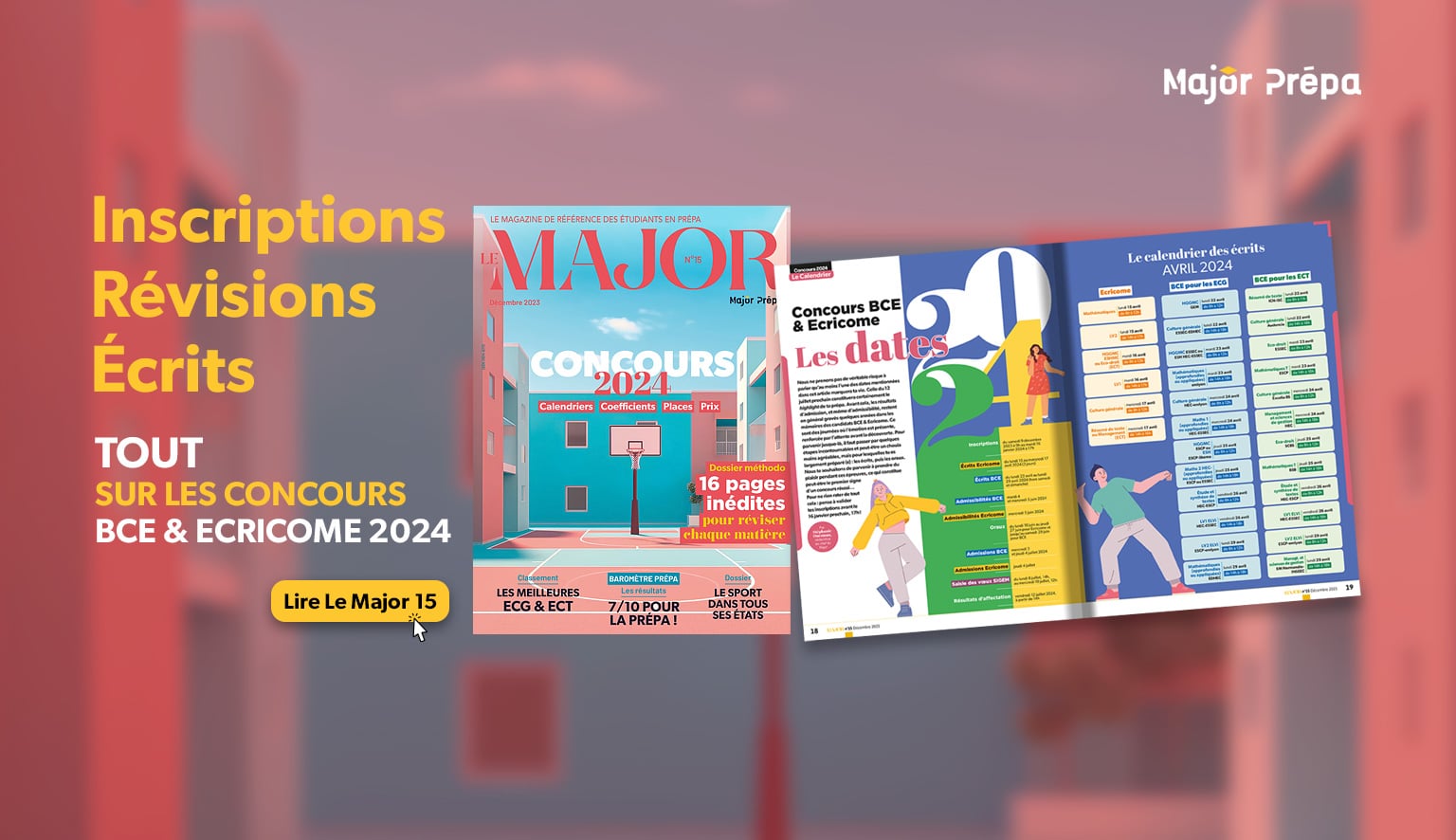 Le Major n°15, spécial écrits 2024 est en ligne ! [concours BCE et ...