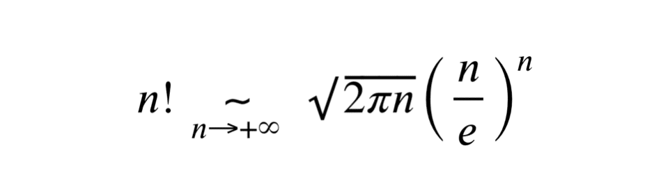 La formule de Stirling : définition, démonstration, application - Major ...