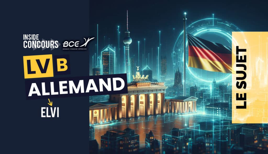 LV2 Allemand ELVi 2024 - Sujet - Major Prépa