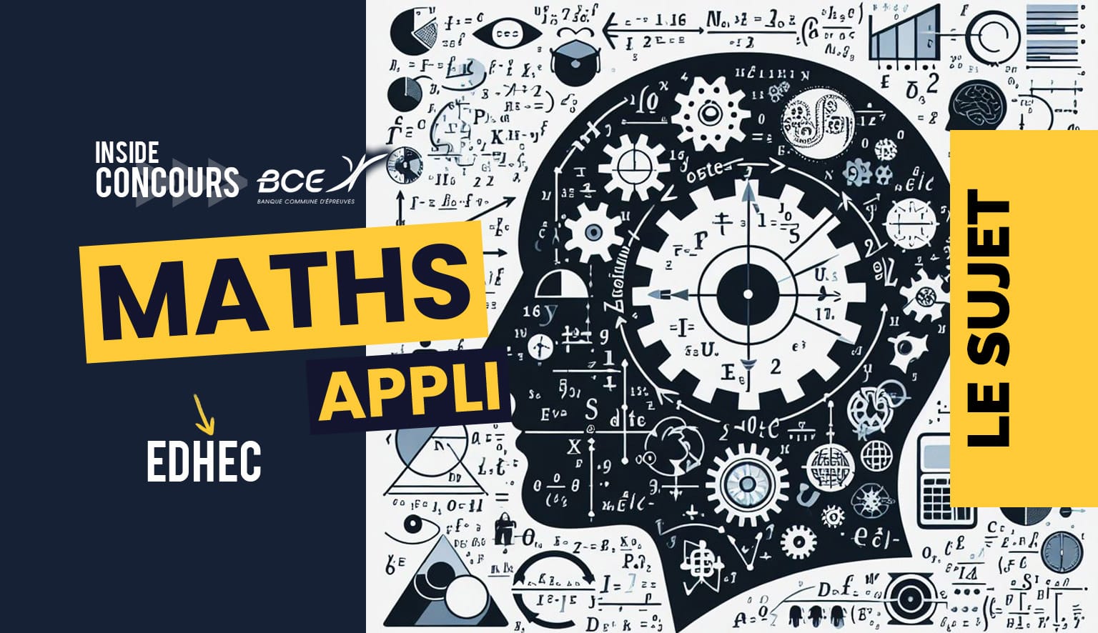 Sujet de maths appliquées ECRICOME 2024 - Major Prépa