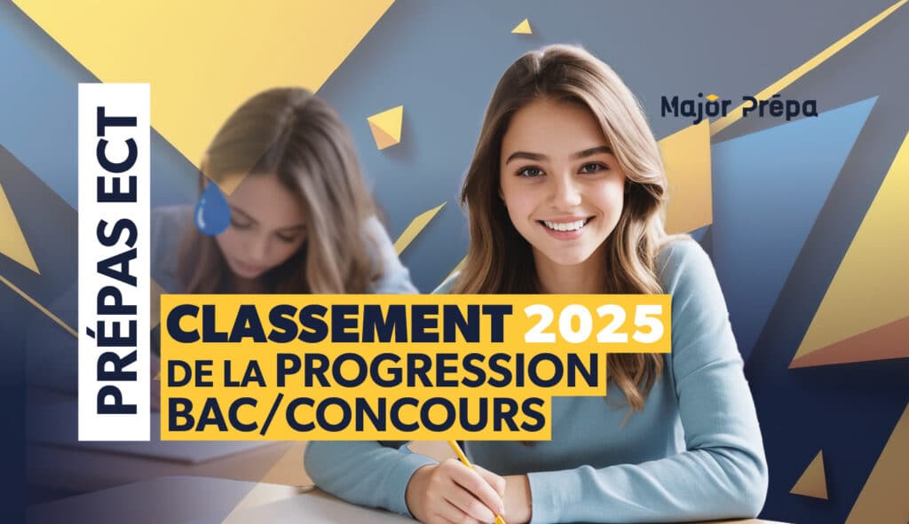 Prépa ECT : le classement 2025 de la progression bac / concours - Major ...