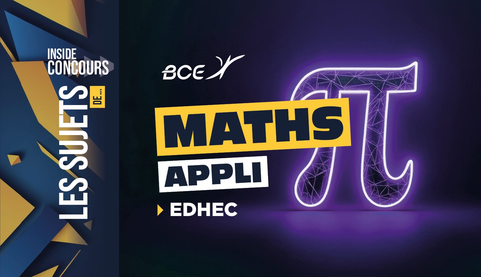 Sujet Maths appliquées EDHEC 2025 - Prépa ECG
