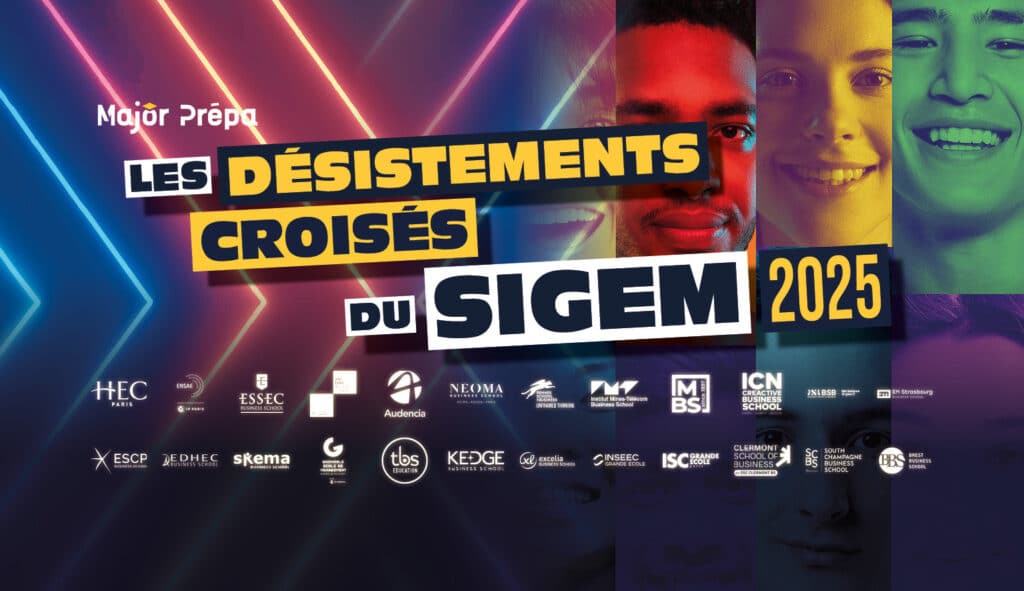 Le tableau SIGEM 2025 - Major Prépa