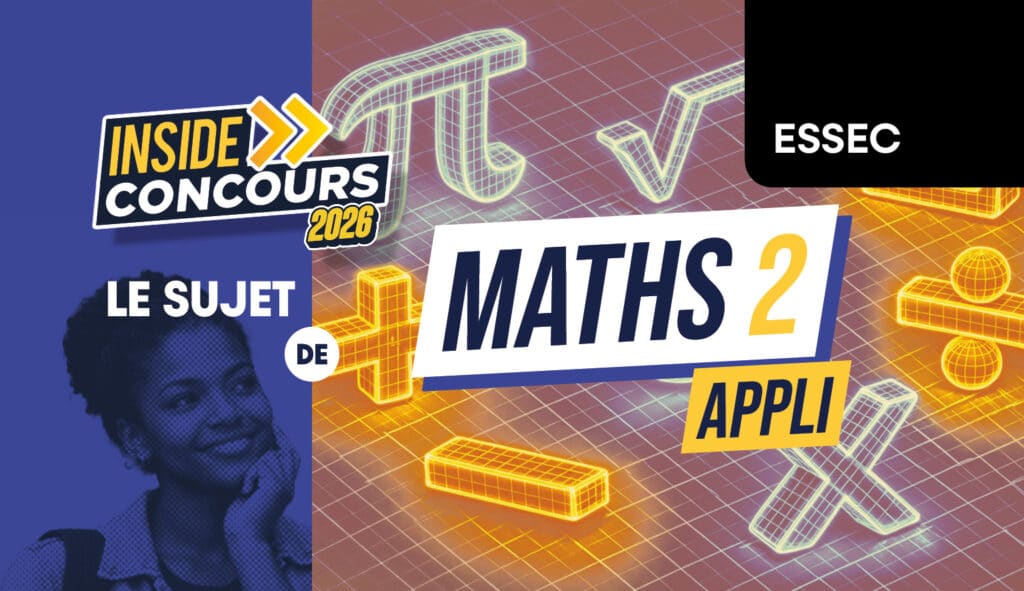 Sujet maths II appliquées ESSEC 2026
